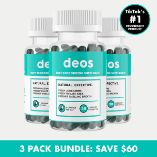 Internal Body Deodorizing Supplement | DEOS Full Body Natural Deodorant ...