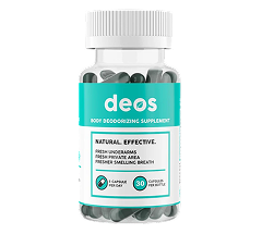 Internal Body Deodorizing Supplement | DEOS Full Body Natural Deodorant ...
