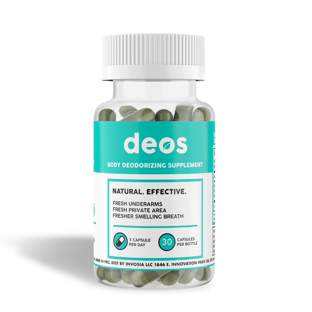Internal Body Deodorizing Supplement DEOS Full Body Natural Deodorant Internal Body Deodorizing Supplement DEOS Full Body Natural Deodorant